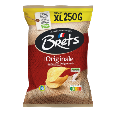 Chips Bret's Nature Lisse 250g PAR12